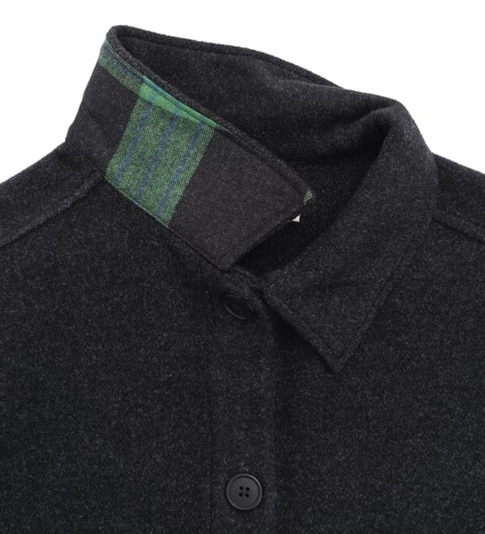 reborn Lumber Jacket M's Dark Grey Melange | Aclima.com