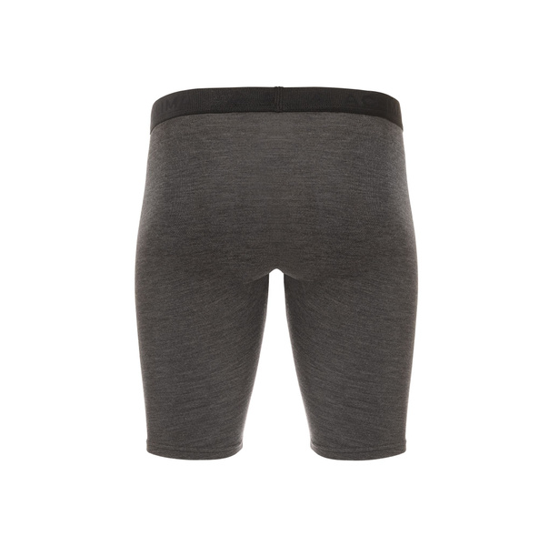 WarmWool Shorts Long w/windWool M's V2 Jet Black/Marengo | Aclima.com