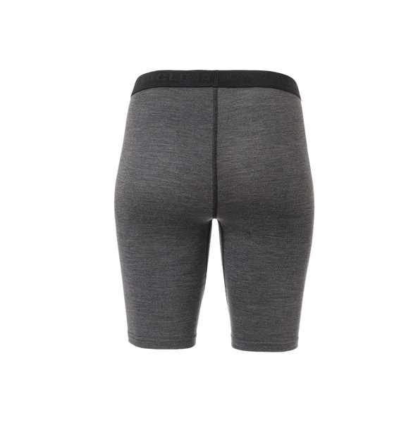 WarmWool shorts long w/windWool W's V2 Jet Black / Marengo | Aclima.com